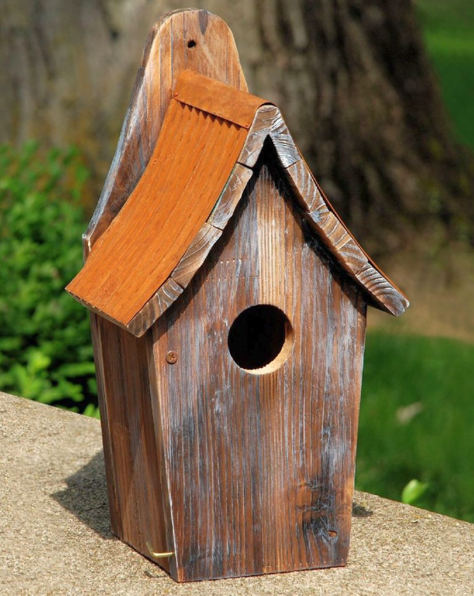 Audubon Rustic BlueBird Nesting House – Bird House Nature Company