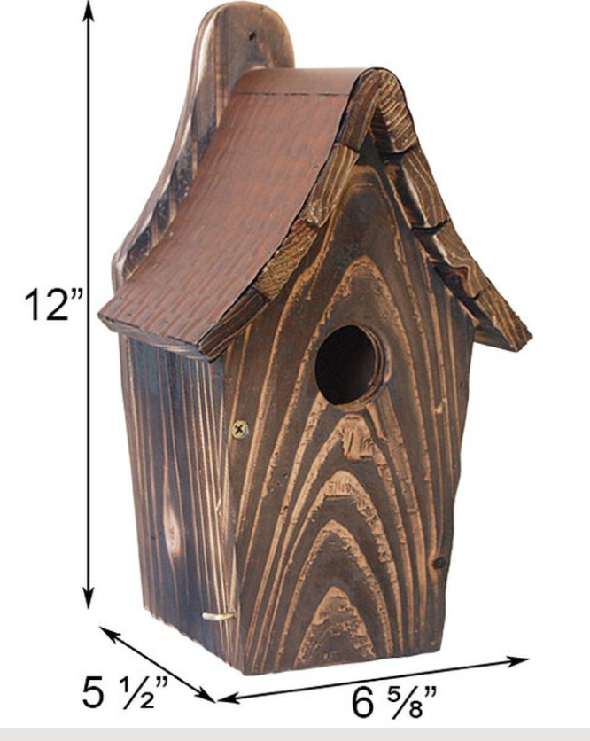 Audubon Rustic BlueBird Nesting House – Bird House Nature Company